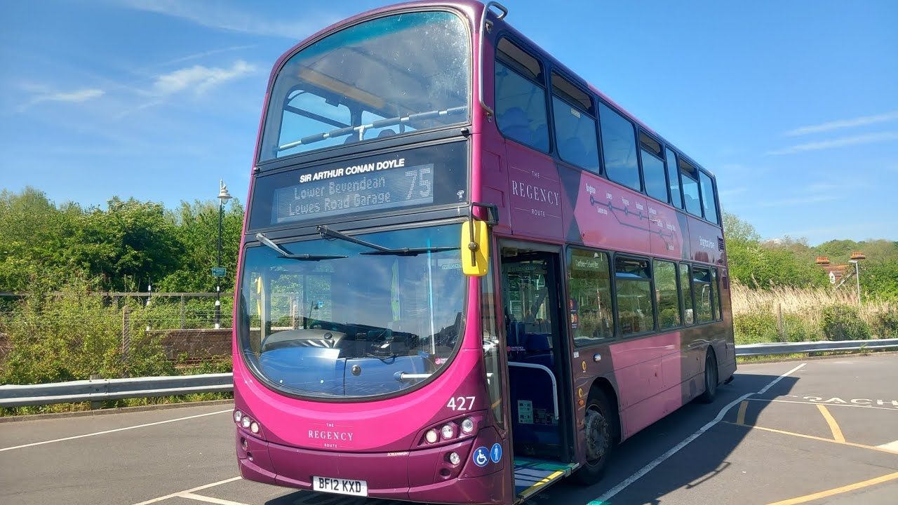 Onboard Brighton & Hove Bus 427 (BF12 KXD) | Volvo Gemini 2 | Rail ...