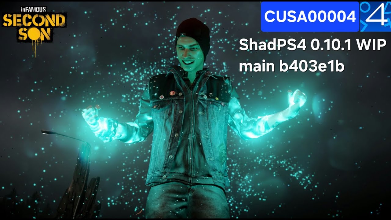 ShadPS4 v0.10.1 WIP main b403e1b CUSA00004 inFAMOUS: Second Son - YouTube