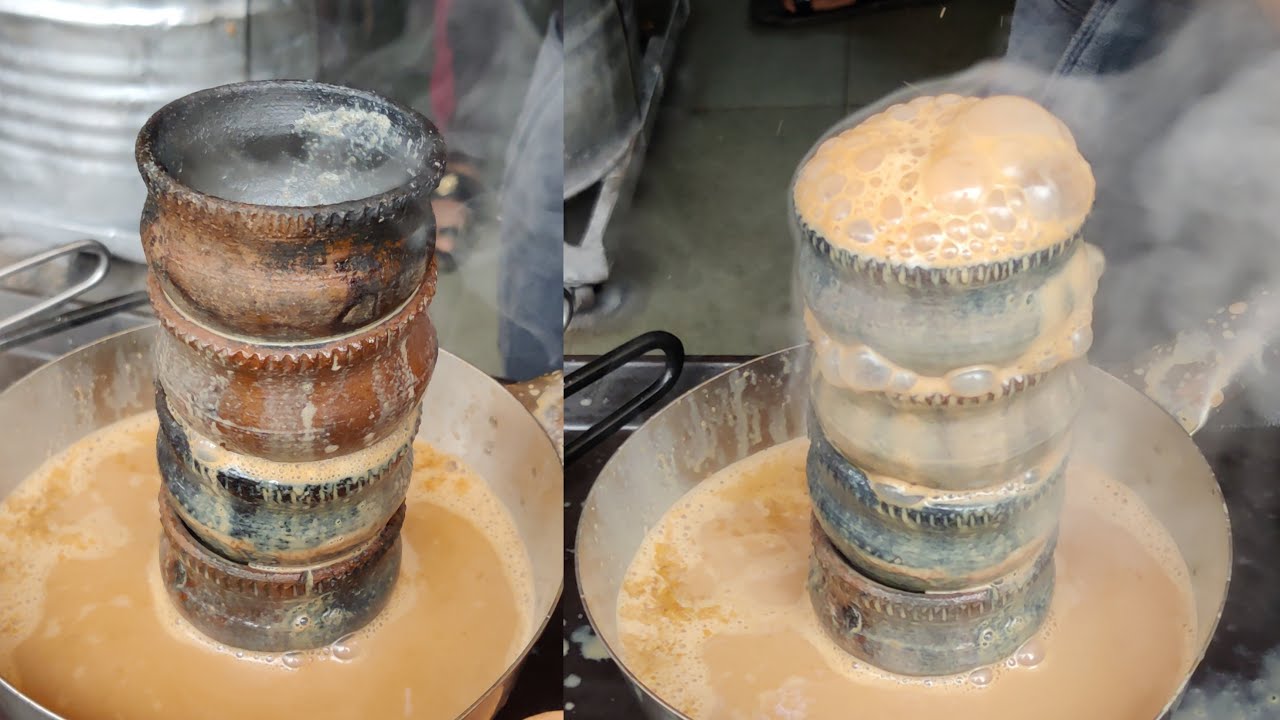 Next Level Of Tandoori Tea making | Most Epic Live Tandoori Chai Making ...