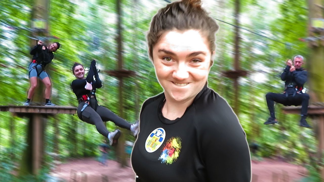 IT'S MY BIRTHDAY! | Zip line CHALLENGE - YouTube