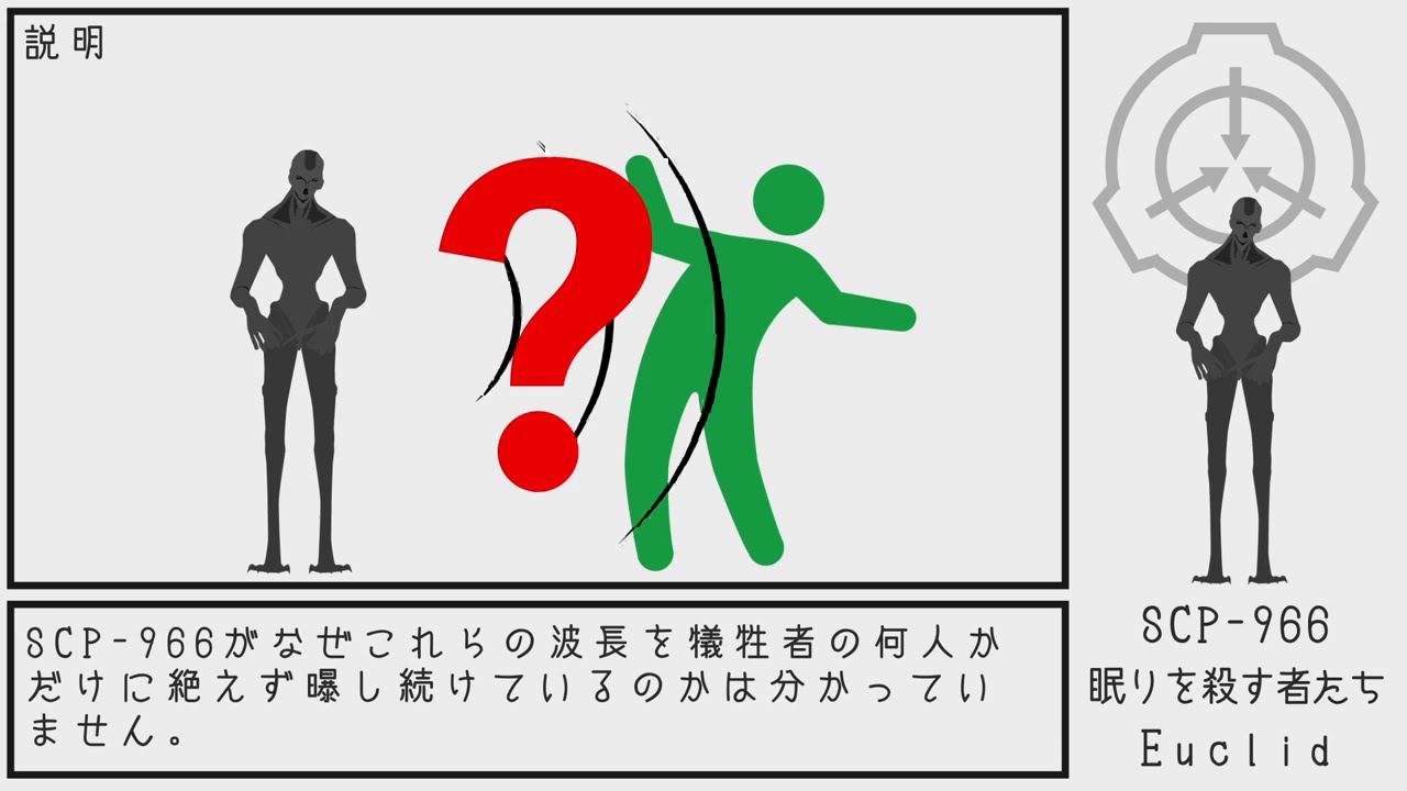 【SCP紹介】SCP-966 眠りを殺す者たち - YouTube