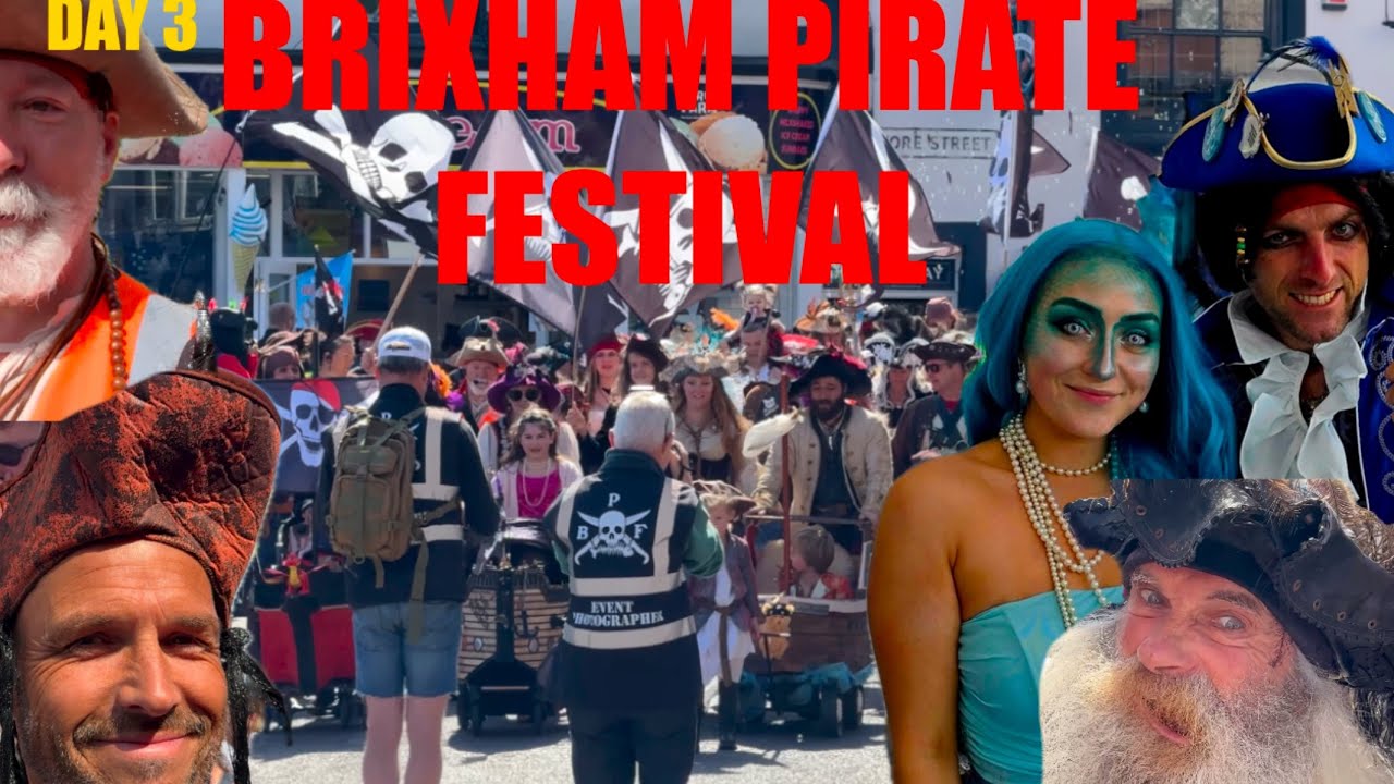 DAY 3 Brixham Pirate Parade 2025! ARRR You Ready? - YouTube