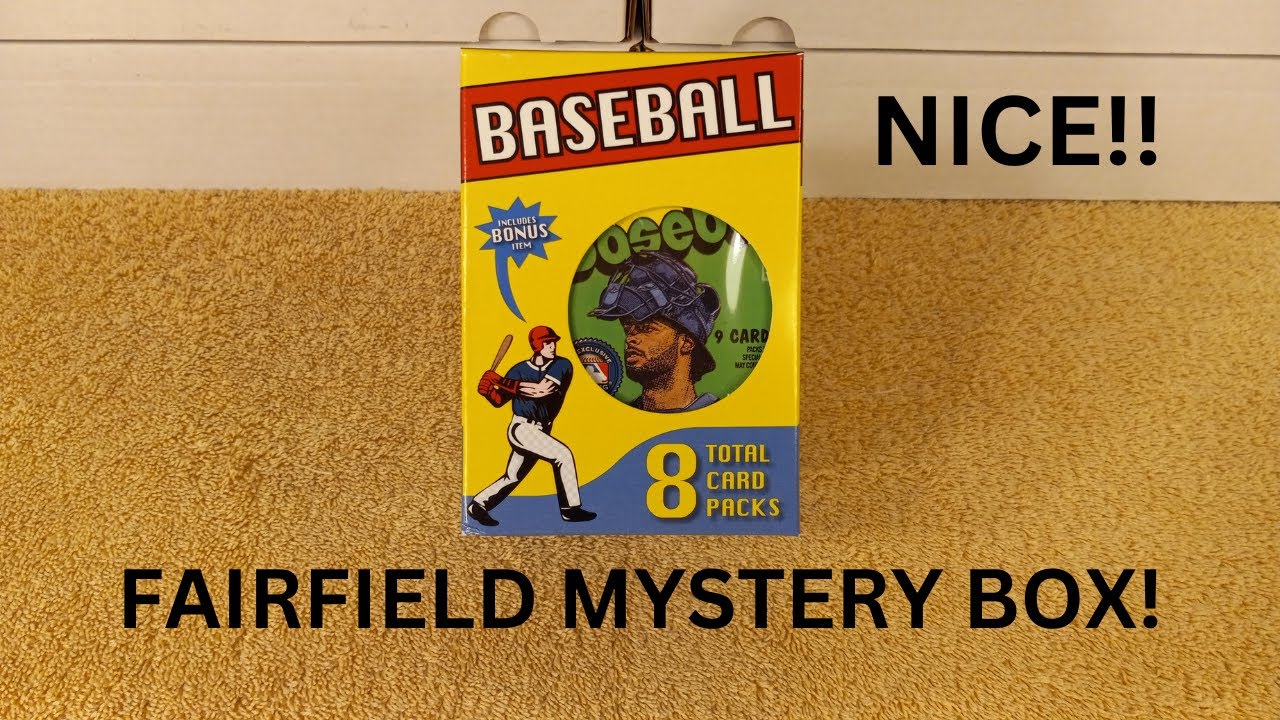 $17.99 Fairfield Baseball Mystery Box - THREE 2018 FAT PACKS! 🔥 - YouTube