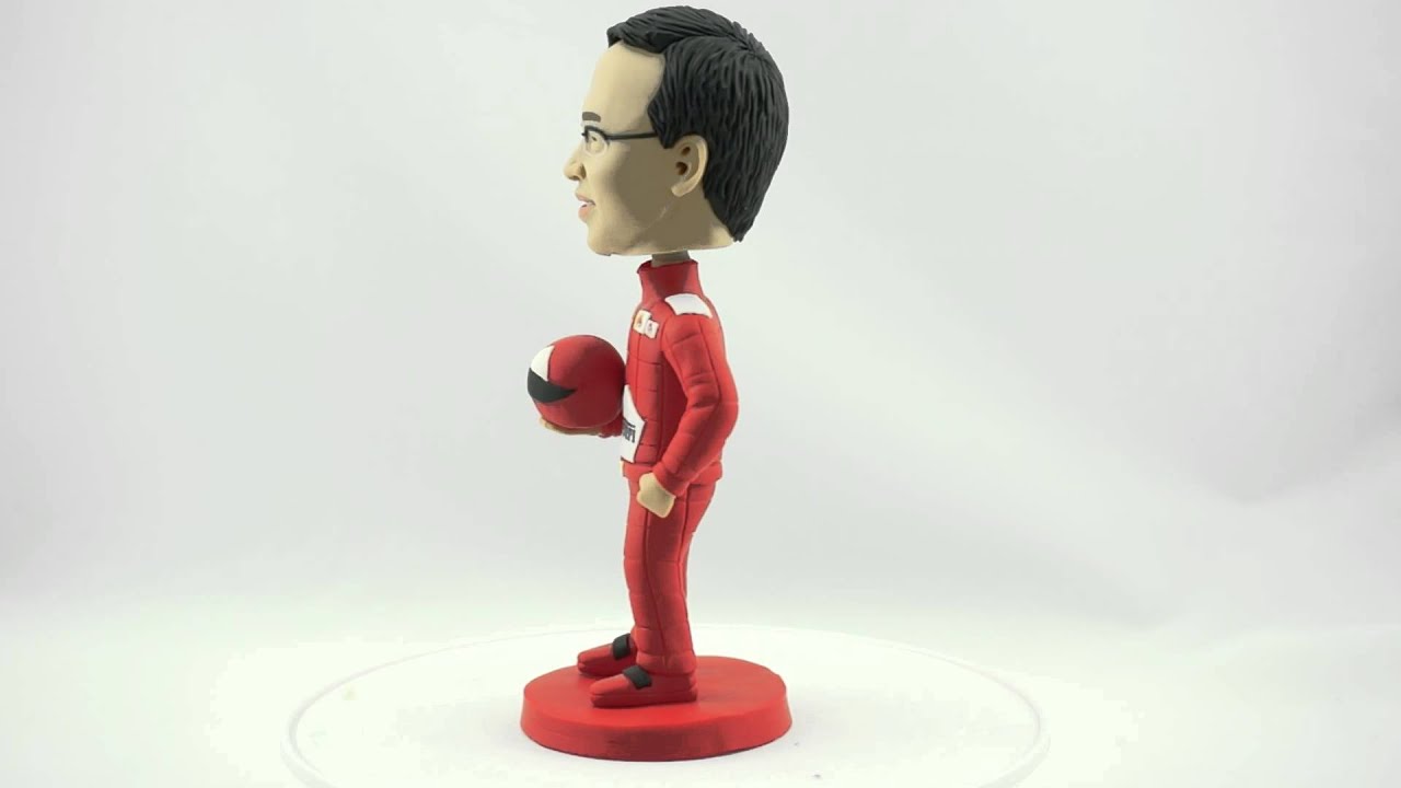 Custom Bobblehead Formula 1 Racer - YouTube