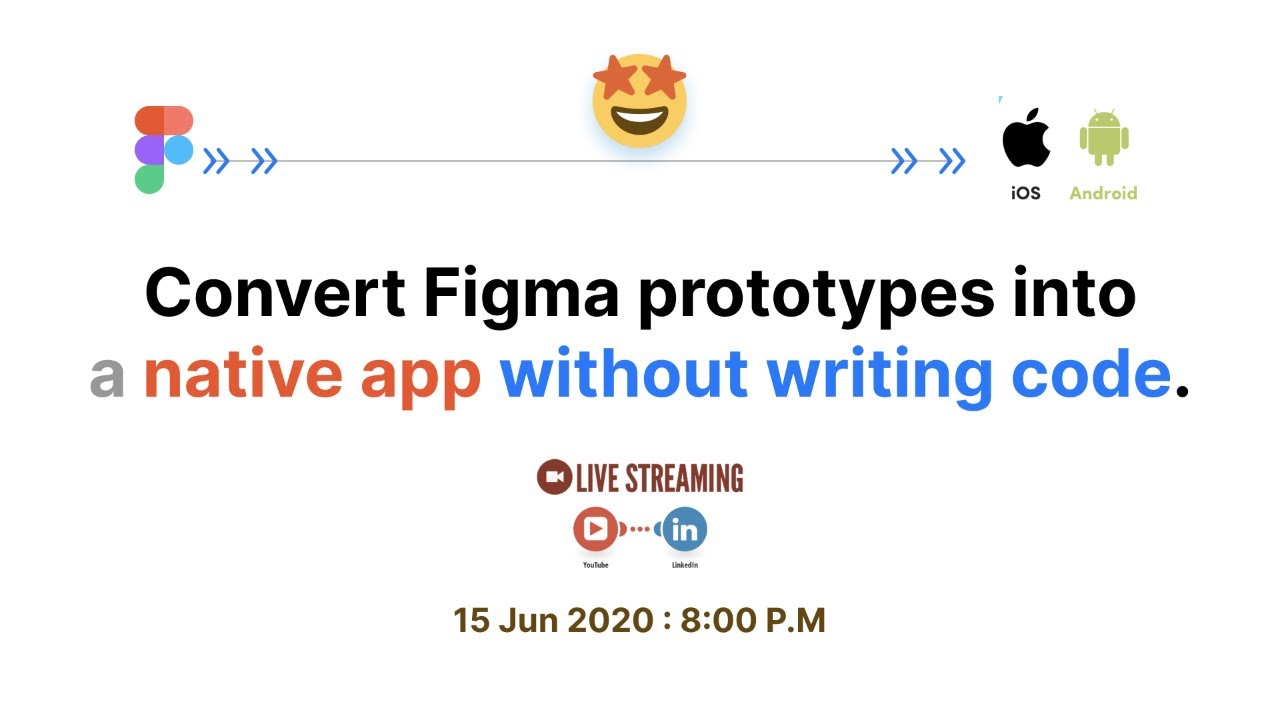 Convert Figma prototypes into a native app without writing code. - YouTube