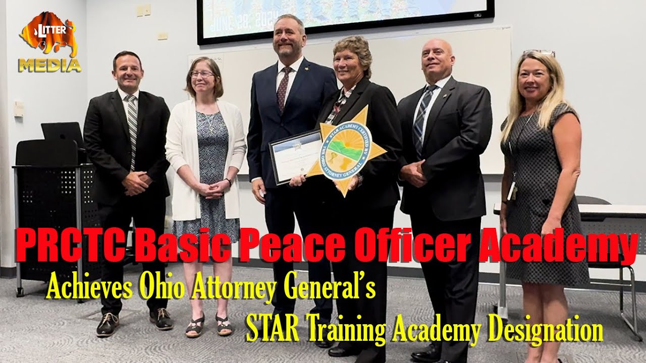Ohio Attorney General David Yost Awards PRCTC Basic Peace Officer Academy STAR Academy ...