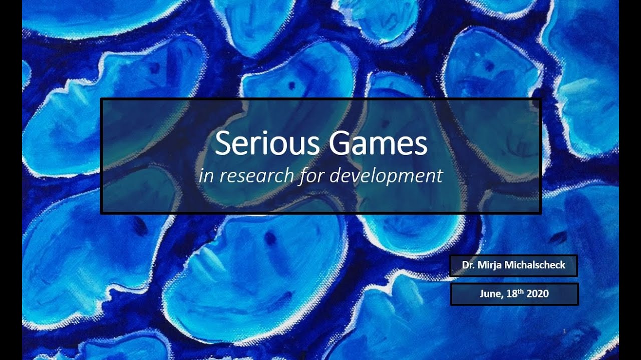 Serious Gaming in Research for Development - YouTube