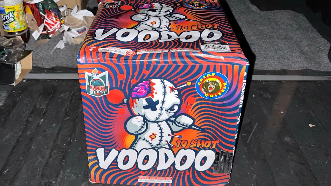 Voodoo 10s 500g Firework by: Great Grizzly ''HITTER'' - YouTube