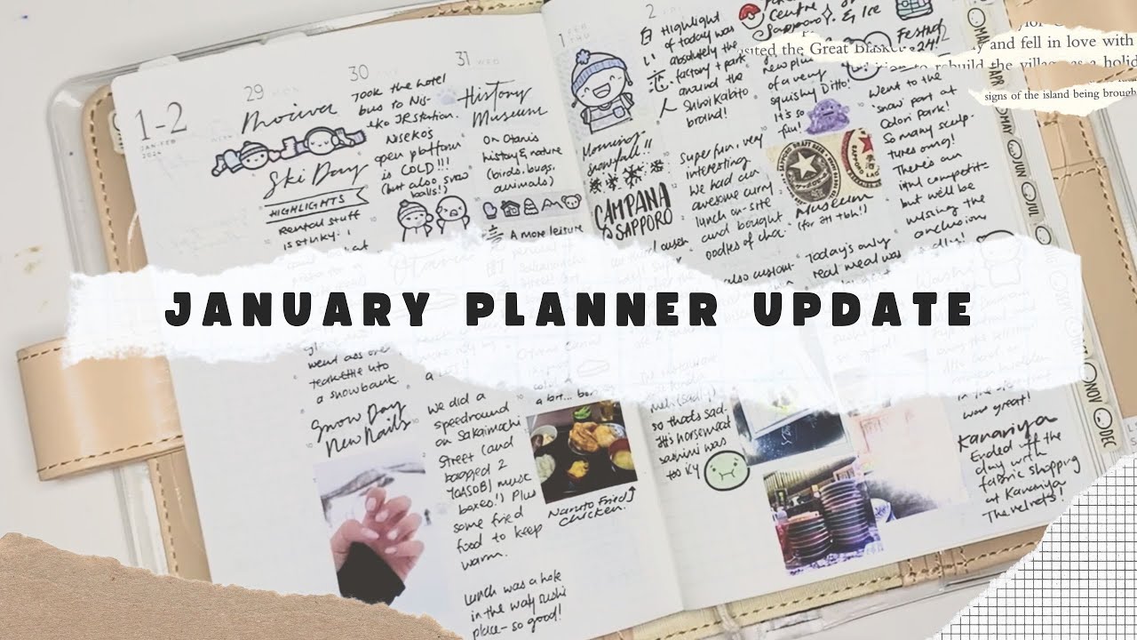 January Planner Update | Planner Flipthrough - YouTube