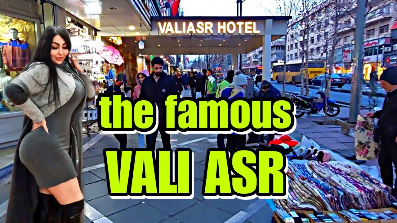 VALI ASR sq, walk with me in center of tehran, iran vlog. - YouTube