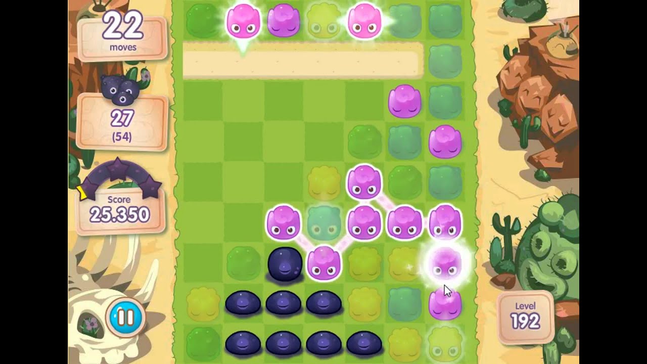 Jelly Splash Level 192 - YouTube