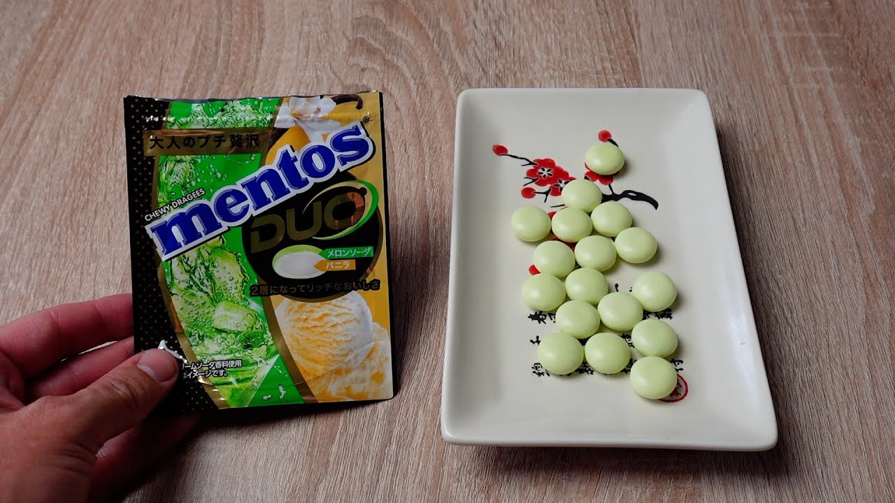 Mentos DUO Melon Soda & Vanilla 🍉 Kennt ihr schon diese leckeren Mentos ...
