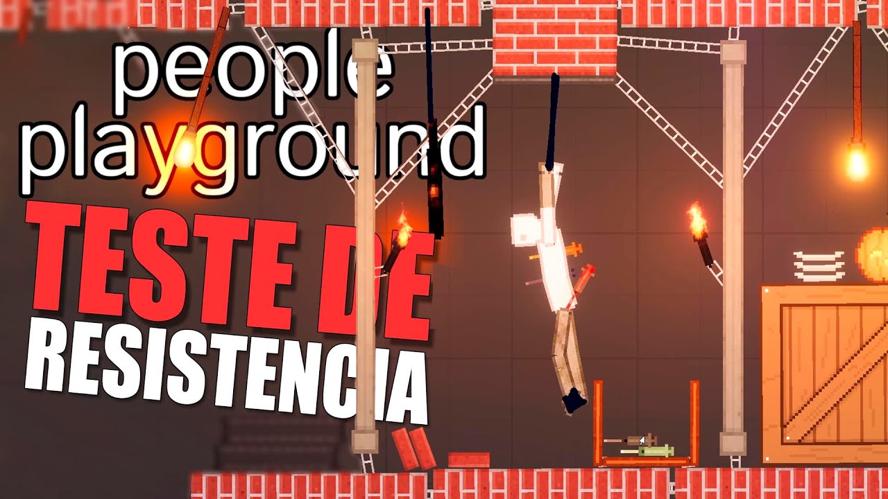 Testando umas coisas no People Playground (Boneworks 2d) - YouTube