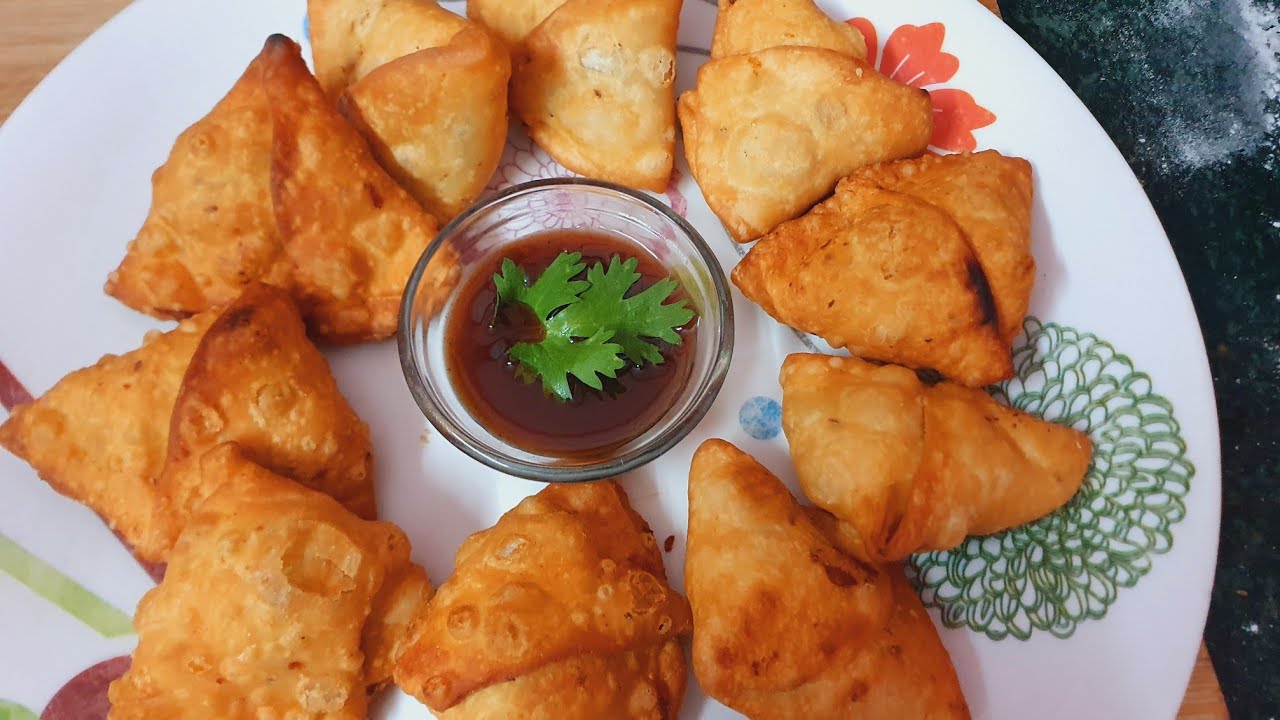 Mini samosa party snacks|| How to make Aloo samosa|| hawai wala # ...