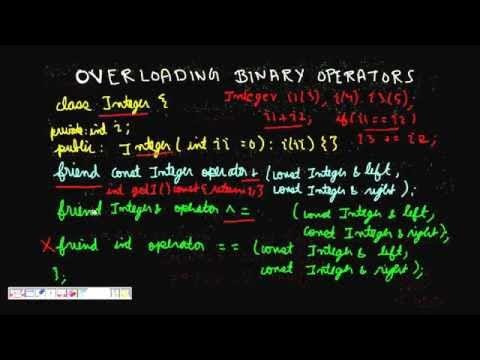 Programming Interview: Binary Operator Overloading in C++ - YouTube