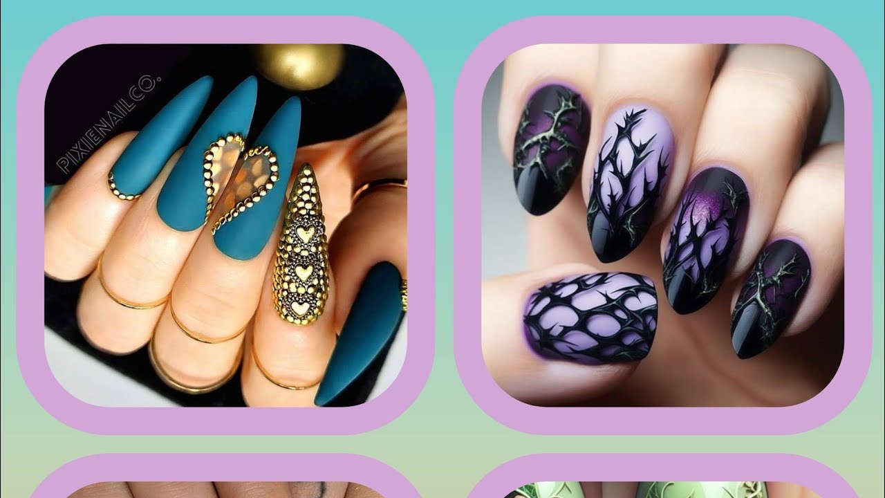beautiful nail paint for wedding#fashion world - YouTube