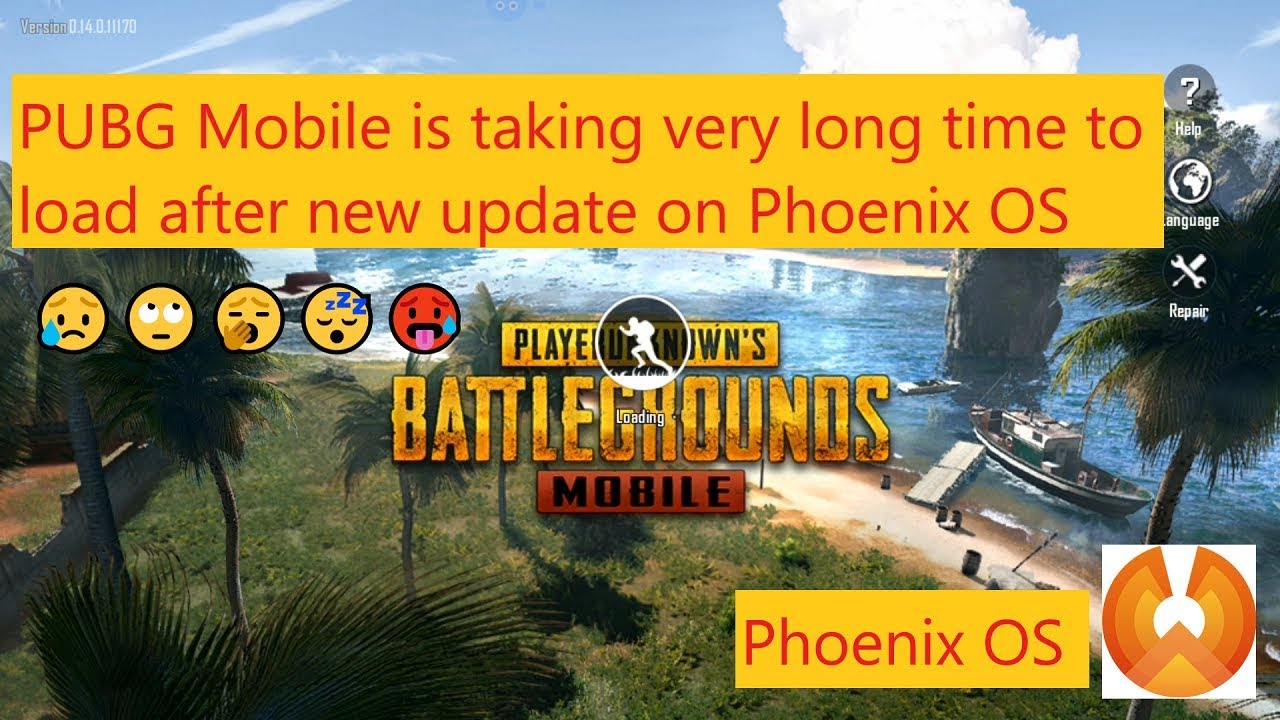 PUBG mobile longer loading time after new update(Phoenix OS) - YouTube