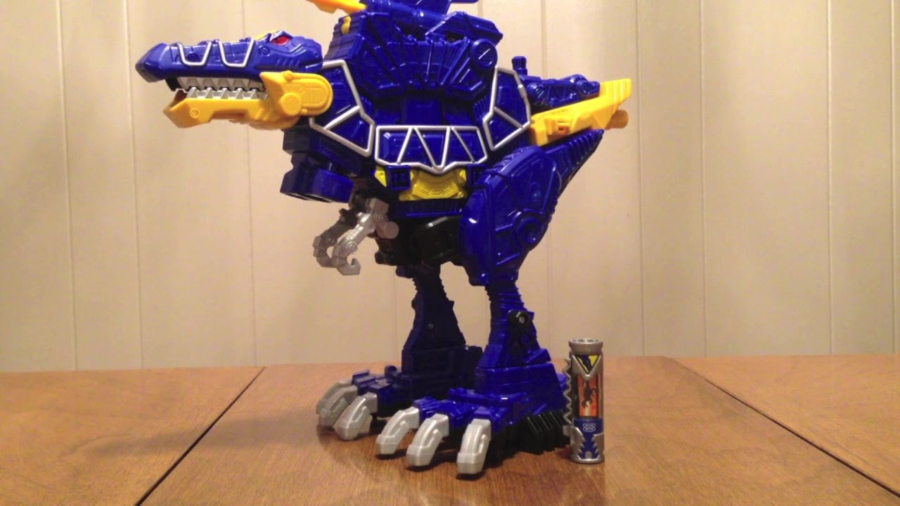 Power Rangers Dino Super Charge Deluxe Spino Zord Review - YouTube