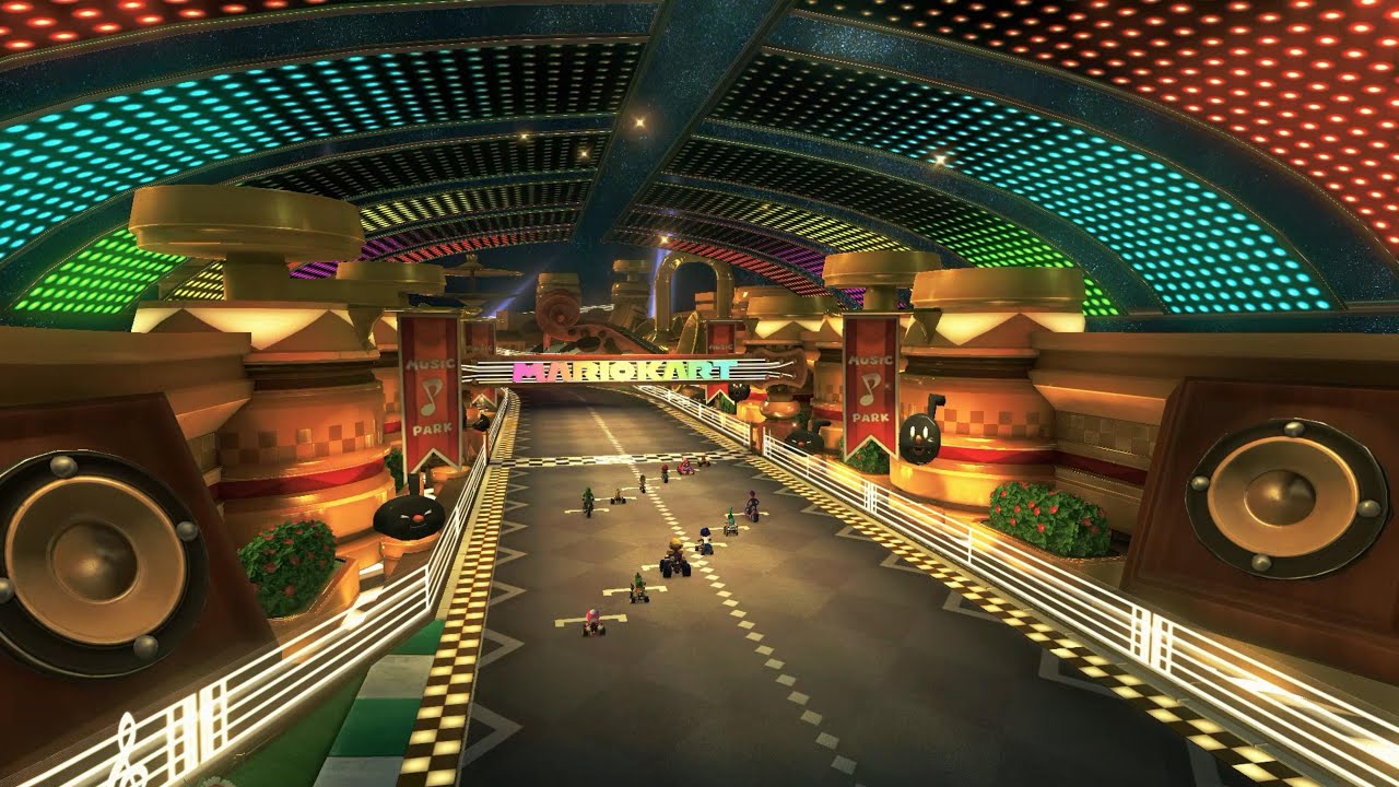 3DS Music Park - 200cc Grand Prix || Mario Kart 8 Deluxe - YouTube