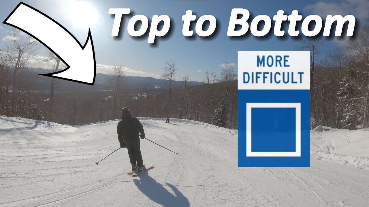 Okemo Mountain JACKSON GORE PEAK Blue Way Down! - YouTube