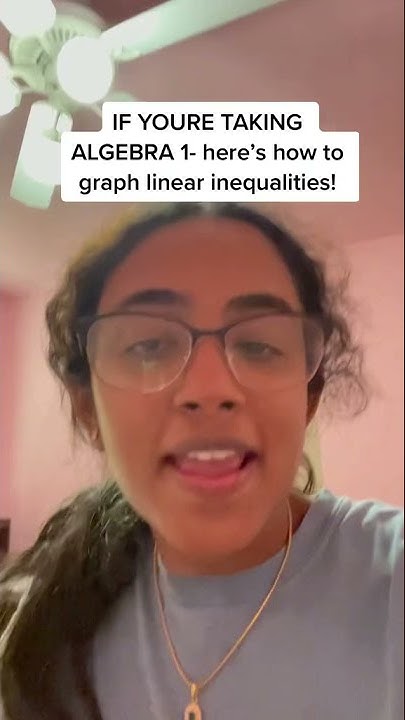 how to graph linear inequalities (part 1) - YouTube