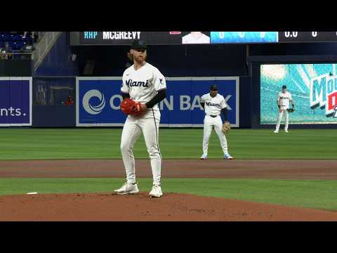 Max Meyer strikes out 8 Cardinals over 5 1/3 innings on 4/20/26