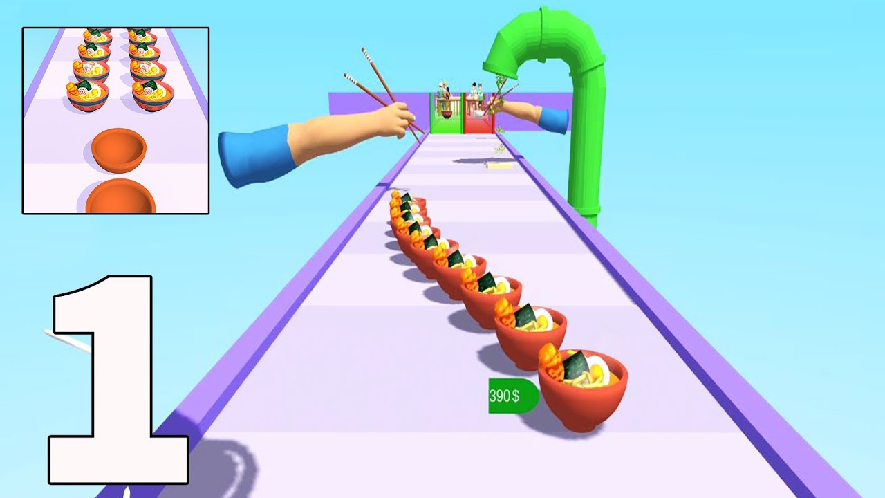 EPIC RAMEN STACK GAMEPLAY WALKTHROUGH LEVELS 6-7 - YouTube