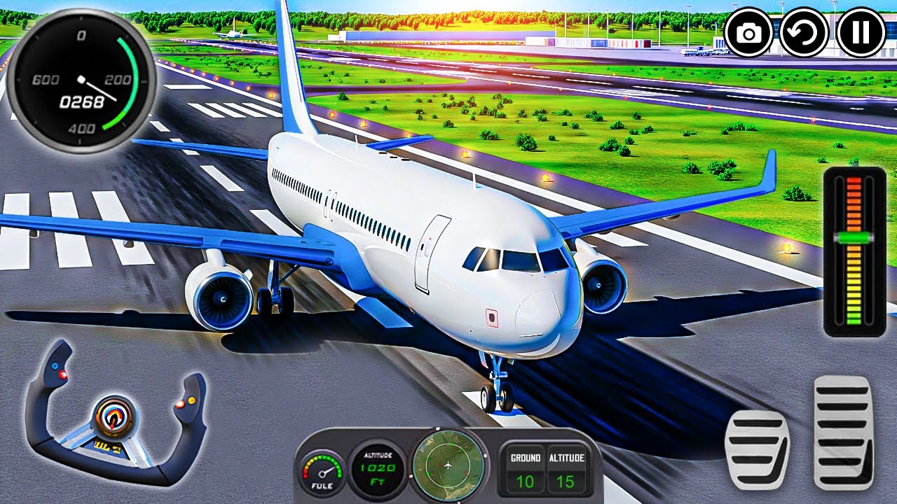 Real Airplane Flight Simulator - Boeing 787 Emergency Landing - Android ...