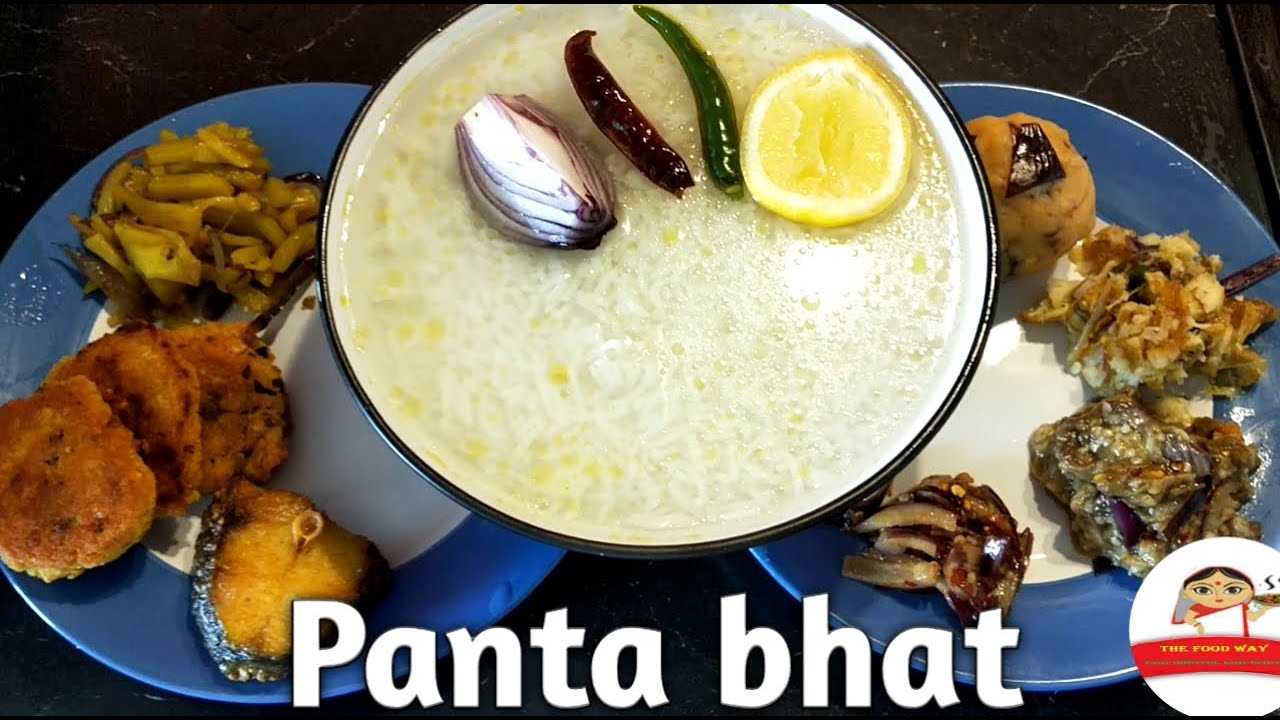 Panta bhat recipe | পান্তা ভাতের পরিবেশন গ্রামীণ পদ্ধতিতে | Summer ...