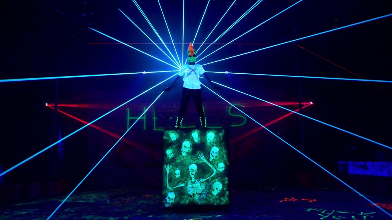Yuri Gottani Hells Circus Laser Act - 2019 Teaser - YouTube