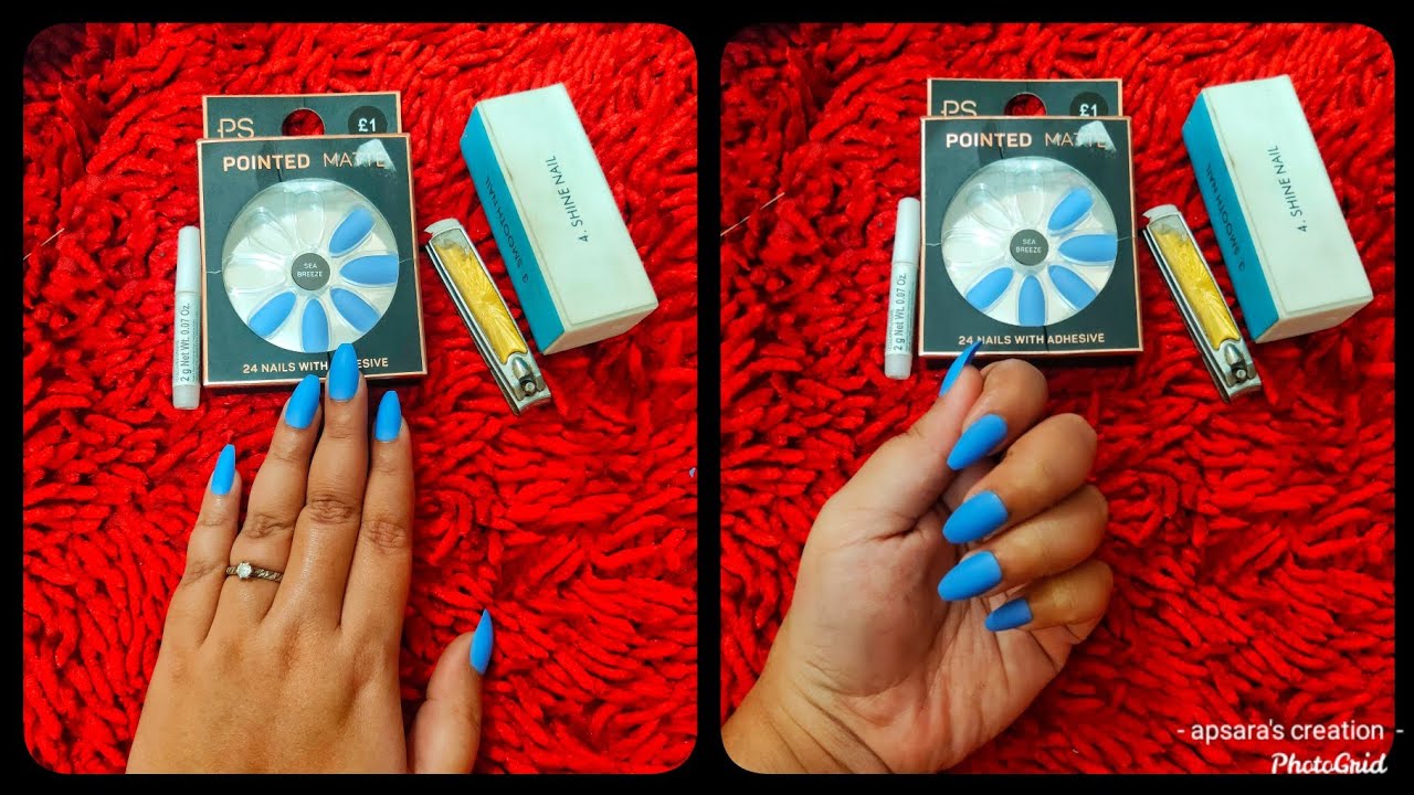 How I attach my fake nails... 2019 ।। - YouTube