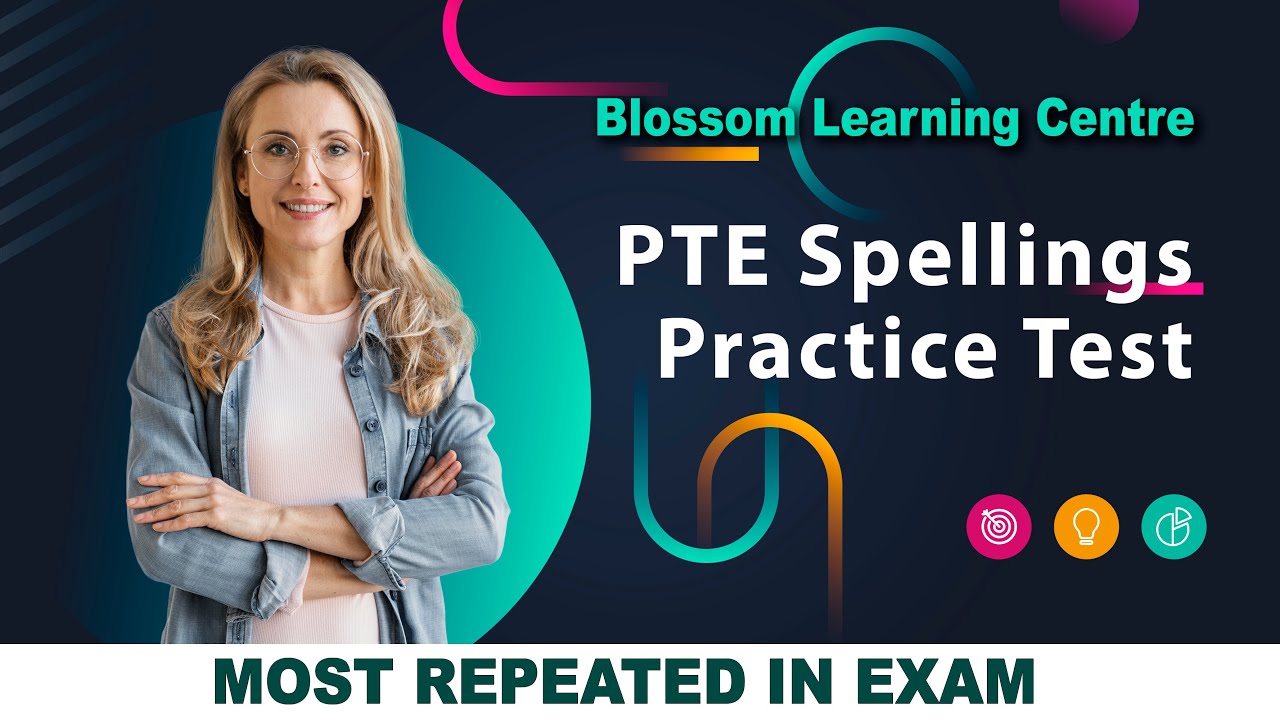 PTE Spellings Practice TEST || Most Repeated Spellings in the real exam ...