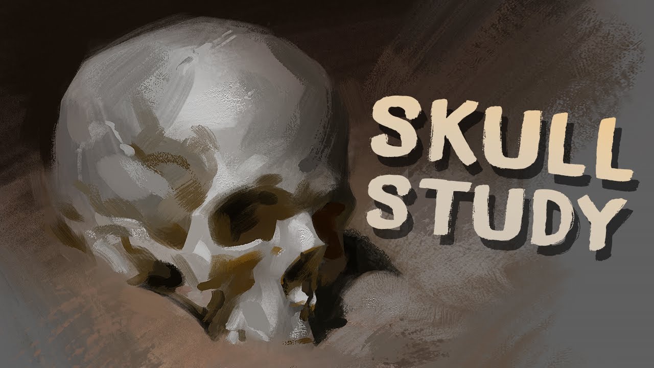 Skull Painting Demo - Keeping it Simple - YouTube