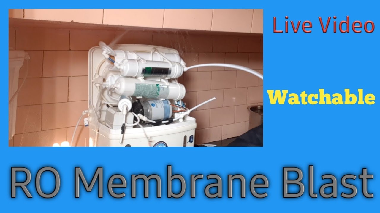 How To Blast RO Membrane Housing | Membrane Choked | Booster Pump ...