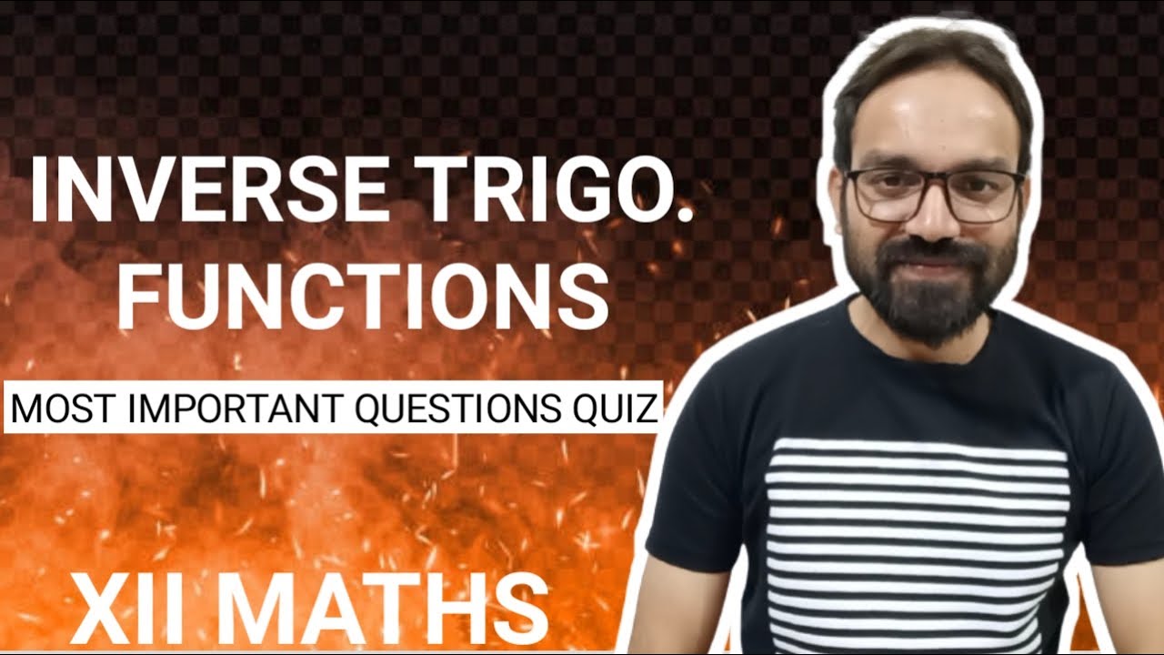 inverse Trigonometric Functions important questions class 12 maths ...