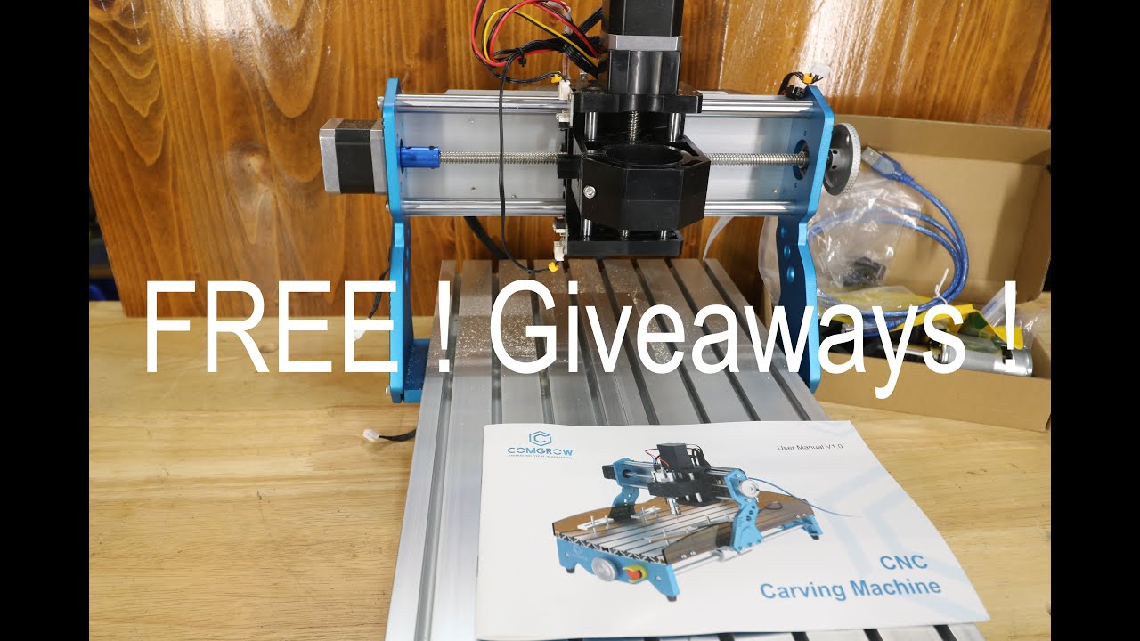 Cosgrow CNC machine giveaway, free yard sale dado set, next draw ...