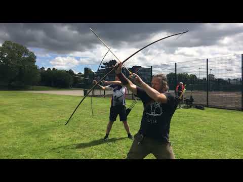 Time lapse clout archery - from the shooting line - YouTube