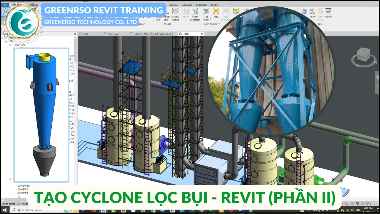 HỎI & ĐÁP #12 - THIẾT KẾ CYCLONE XỬ LÝ BỤI - CYCLONE DUST COLLECTOR (P2 ...