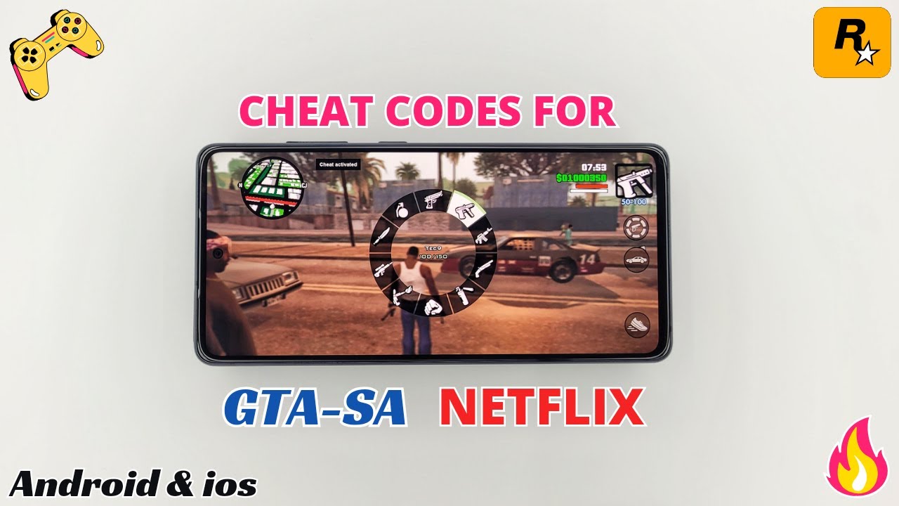 GTA-SA NETFLIX, Definitive Edition Cheats (Android & ios) - YouTube