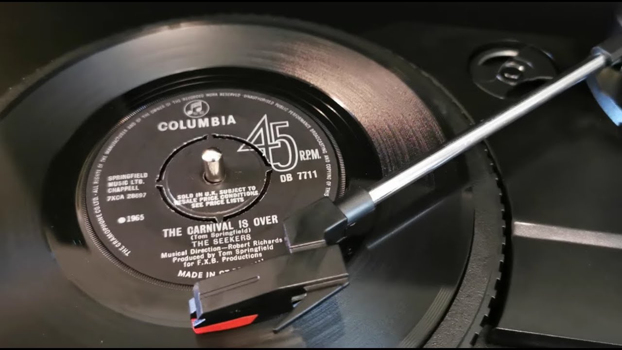 The Carnival Is Over ~ The Seekers ~ 1965 Columbia 45rpm Single ~ Bush ...