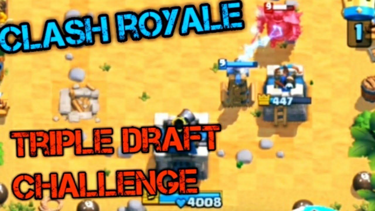 Clash royale 1v1 fight | triple draft challenge | SirTag's CR | JOY ...