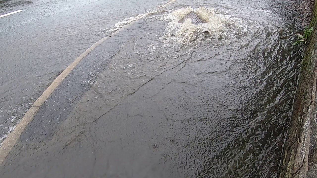 overflowing manhole 2019 - YouTube