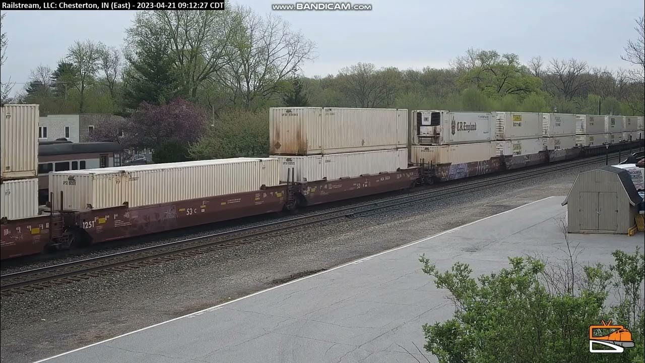 NS 1096 WB through Chesterton - YouTube