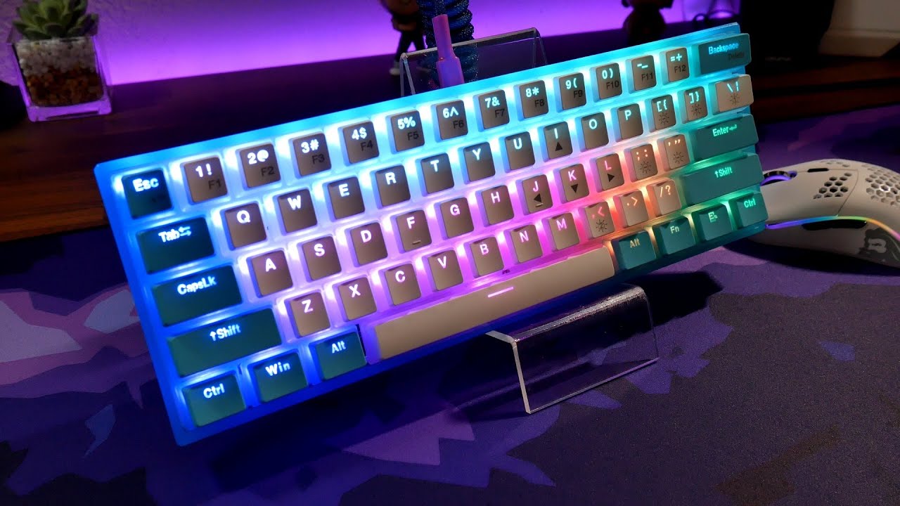 Womier WK61 60% keyboard Hot-Swappable , Unboxing - YouTube