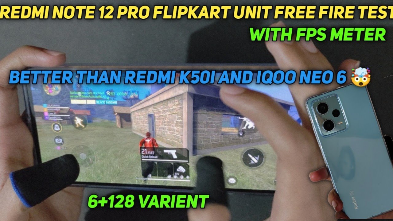 REDMI NOTE 12 PRO FREE FIRE TEST | REDMI NOTE 12 PRO FREE FIRE GAMEPLAY ...