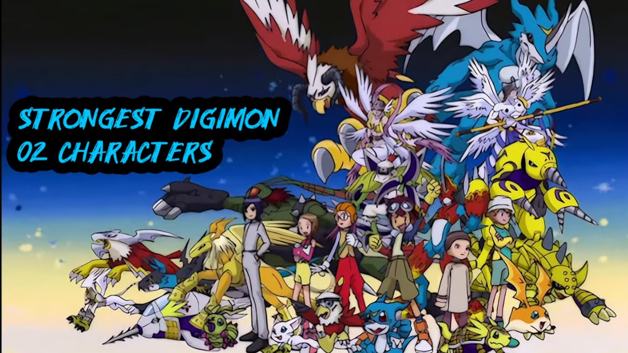Top 75 Strongest Digimon Adventure Characters 02 Series - YouTube