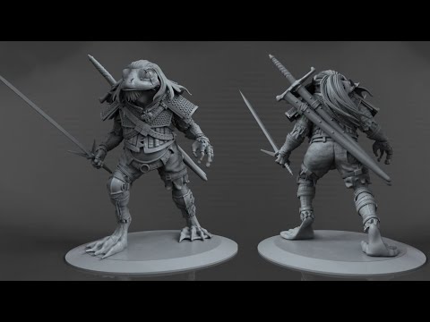 Witcher Frog Final Render 360 - YouTube