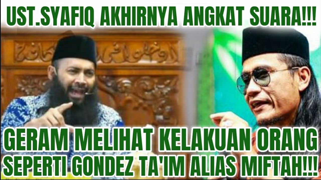 AKHIRNYA UST.SYAFIQ BASALAMAH ANGKAT SUARA!!! GERAM MELIHAT KELAKUAN ...