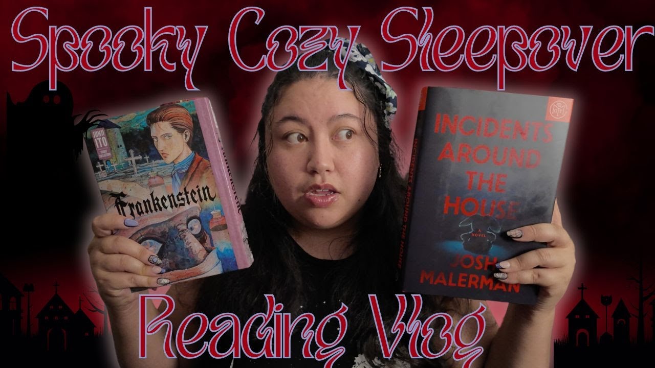 Spooky Cozy Sleepover With Me:🛸 Sam & Colby Movie, 👻 Scary Books ...