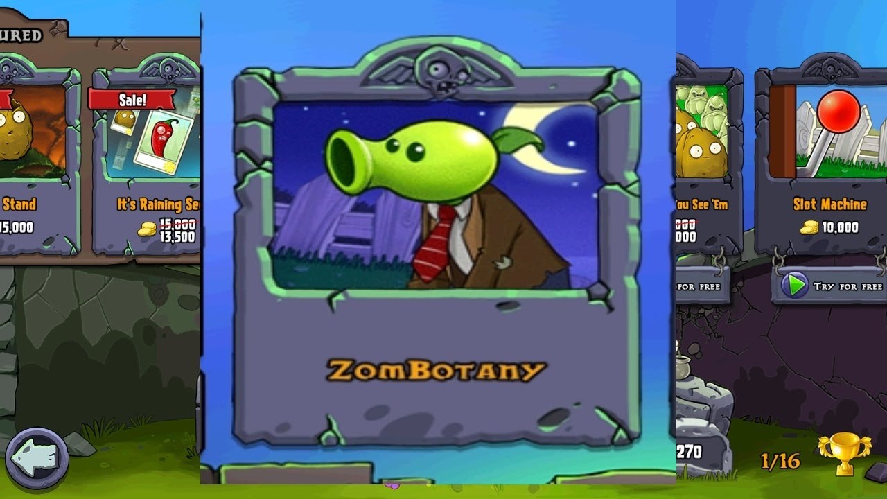 PLANTS VS ZOMBIES - ZOMBOTANY - gameplay - YouTube